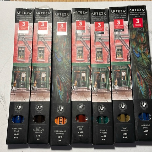 Arteza | Art | Arteza Watercolor Pencils Vibrant Colors For Coloring ...